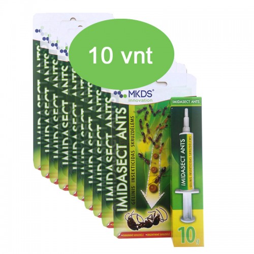 Imidasect Ants 10 g, gelinis insekticidas skruzdėms naikinti, MAXI pakuotė